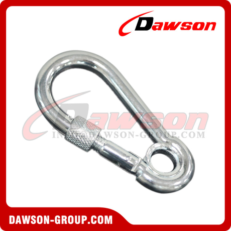 Electric Galvanized Snap Hook With Eyelet and Screw with Zinc Plated ...