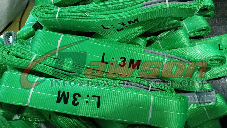 WLL 2 Ton Polyester Webbing Slings, 2000kg Endless Flat Web Slings ...
