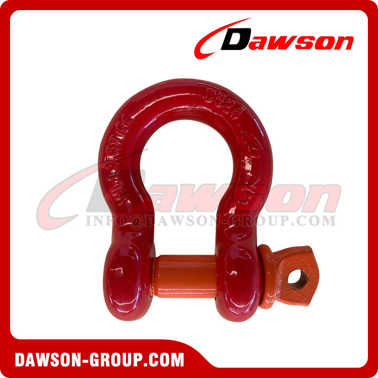 DS758 Grade G8 T8 Screw Type Alloy Bow Shackle, Anchor Shackle with ...