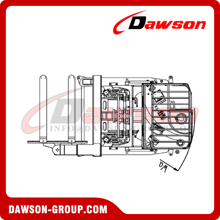 DAWSON Electric Three-point Forklift, All-terrain Forklift, Fuel ...