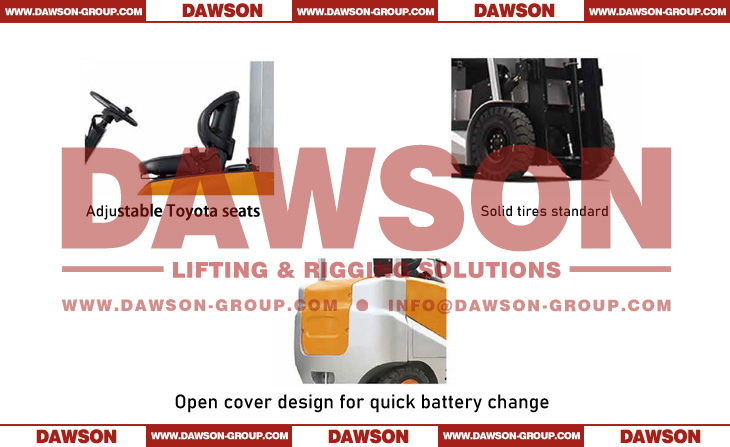 DAWSON Electric Three-point Forklift, All-terrain Forklift, Fuel ...