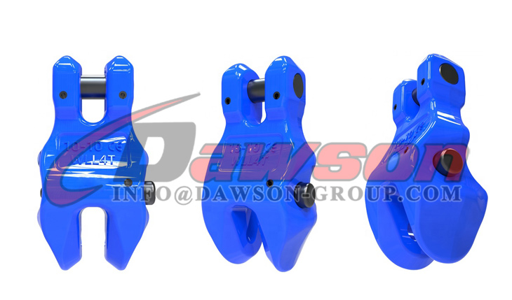 G100 / Grade 100 Forged Alloy Steel Clevis Chain Clutch with Safety Pin ...