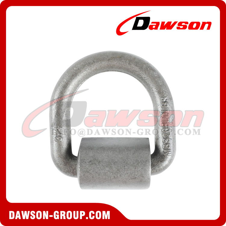3/4'' MBS 26500LBS Drop Forged Weld on D Ring with Wrap Pad For Lashing ...