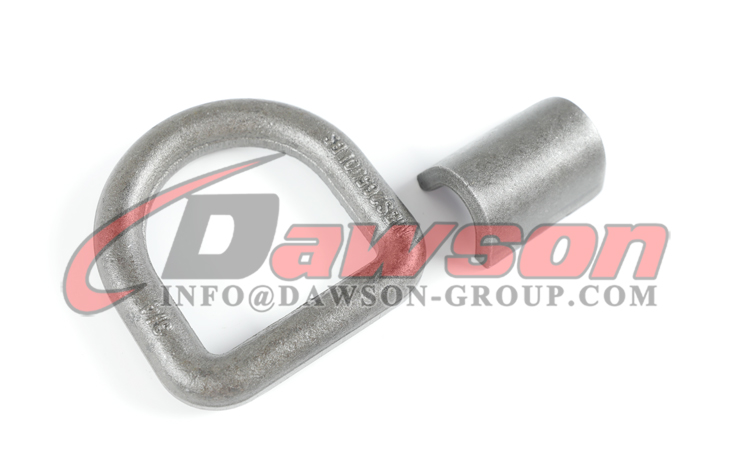 3/4'' MBS 26500LBS Drop Forged Weld on D Ring with Wrap Pad For Lashing ...