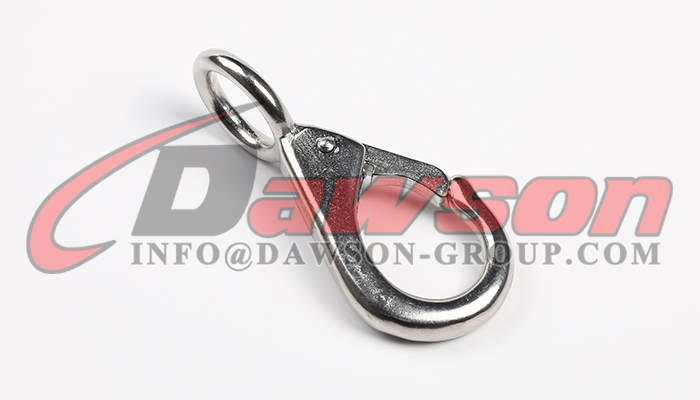 Rigid Eye Snap Hook, 90 degree Fixed Eye Spring Snap Hook - Dawson ...