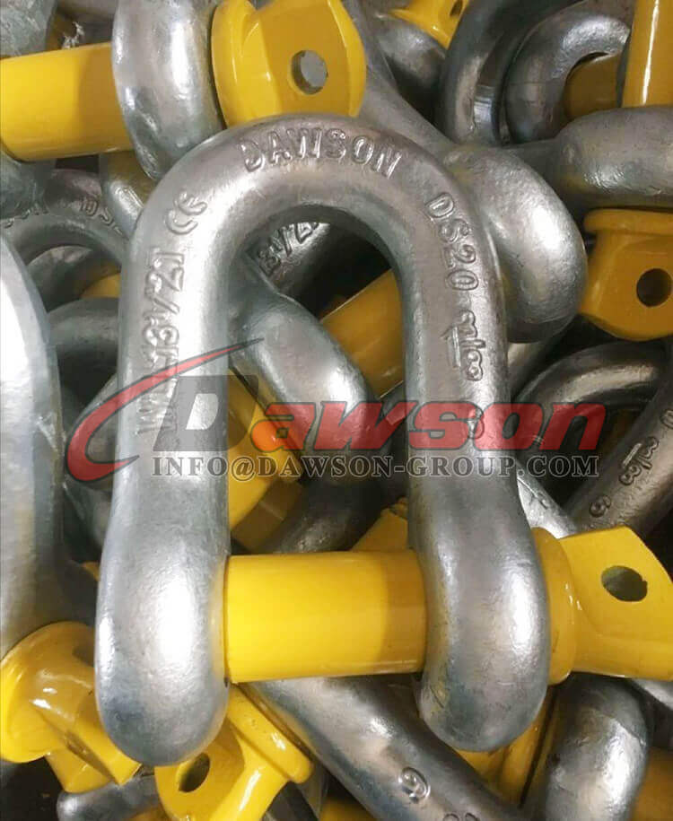 DAWSON Brand US Type Chain Shackles, Drop Forged Steel Anchor Shackle ...