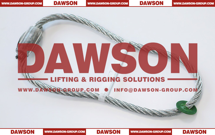 6x19+IWR Galvanized Steel Wire Rope, Cast-in Loop, Lifting Clutch ...