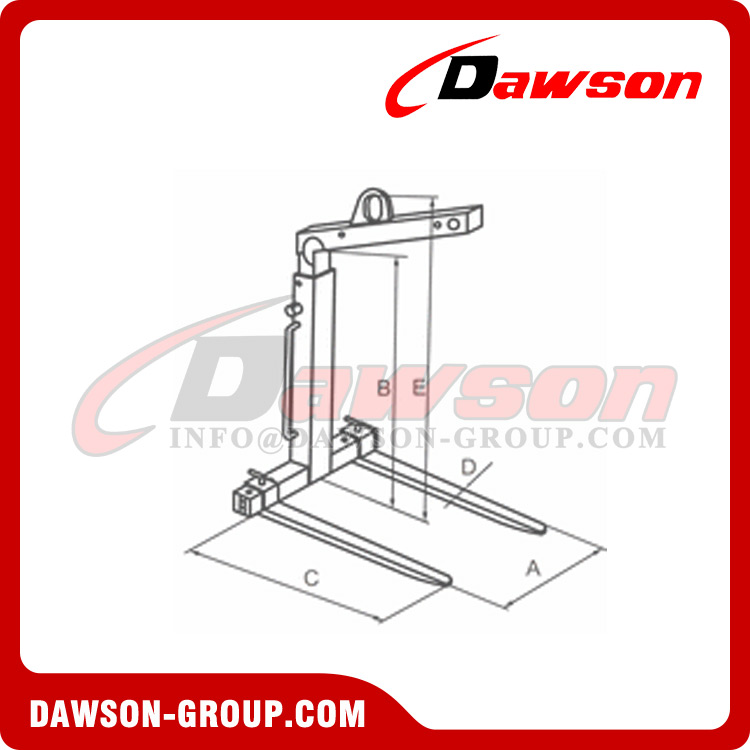 DSCFB Automatic Weight Balance Crane Fork Type B, Self Weight Balance ...