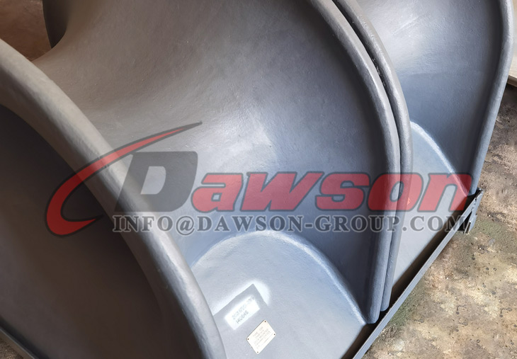 DIN 81915 Deck Mounted Panama Chock Type C, ship chock, cast closed ...