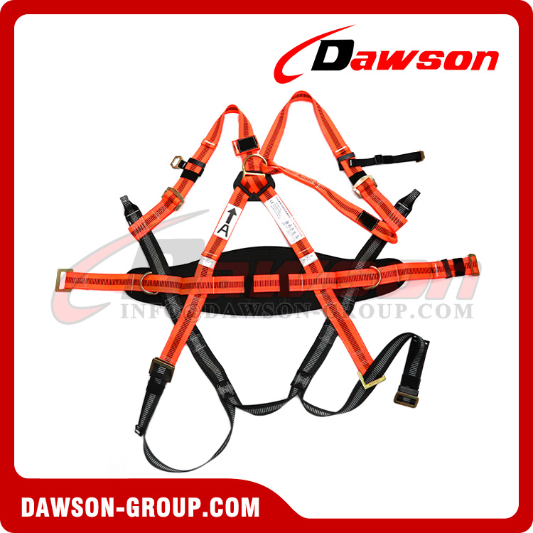 Full Body Safety Harness with Waist Protector, Reflective Thread ...