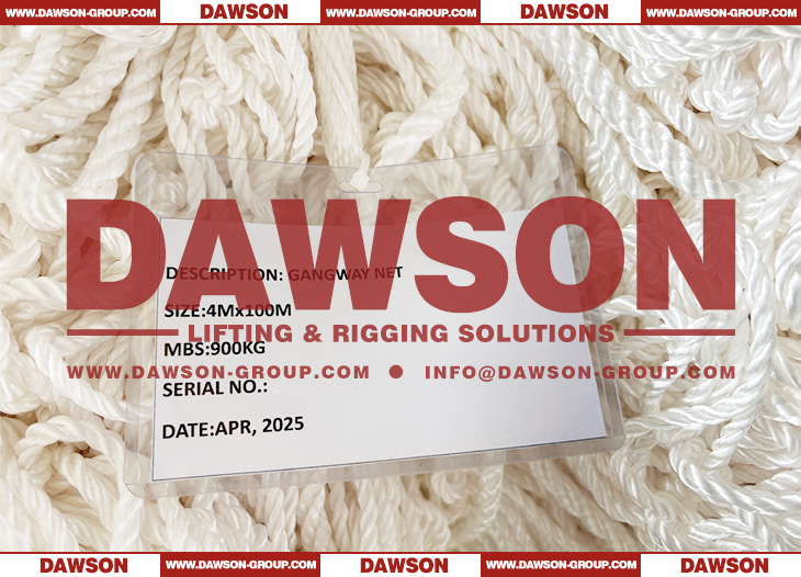 White PP Gangway Safety Net, Secure and Reliable Polypropylene Safety ...