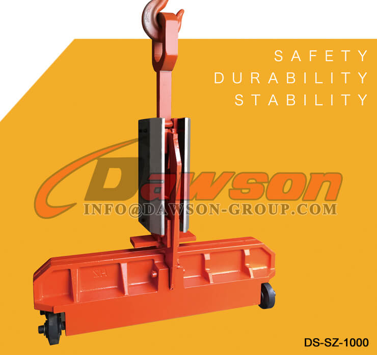 1000KG Rubber Material Glass Lifting Clamp, 1 Ton Glass Hoist, Glass ...