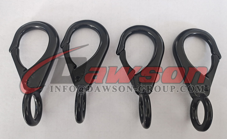 249B Solid Brass Rigid Round Eye Quick Snap Hook - Dawson Group Ltd ...