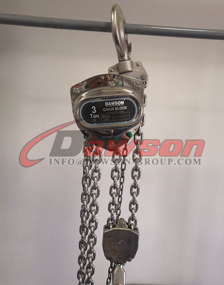 DS-ST-C Stainless Steel Chain Hoist, SS Chain Block, Manual Chain Hoist ...