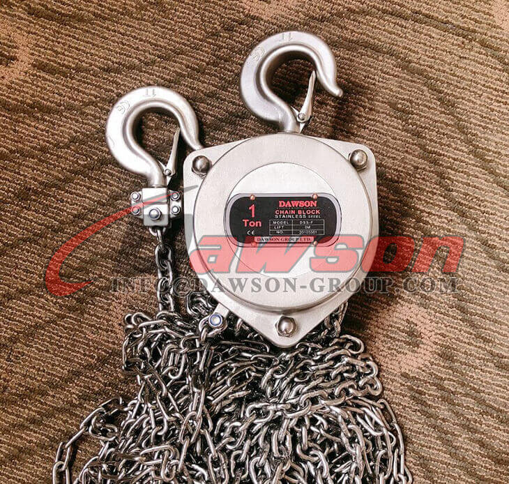DS-ST-C Stainless Steel Chain Hoist, SS Chain Block, Manual Chain Hoist ...