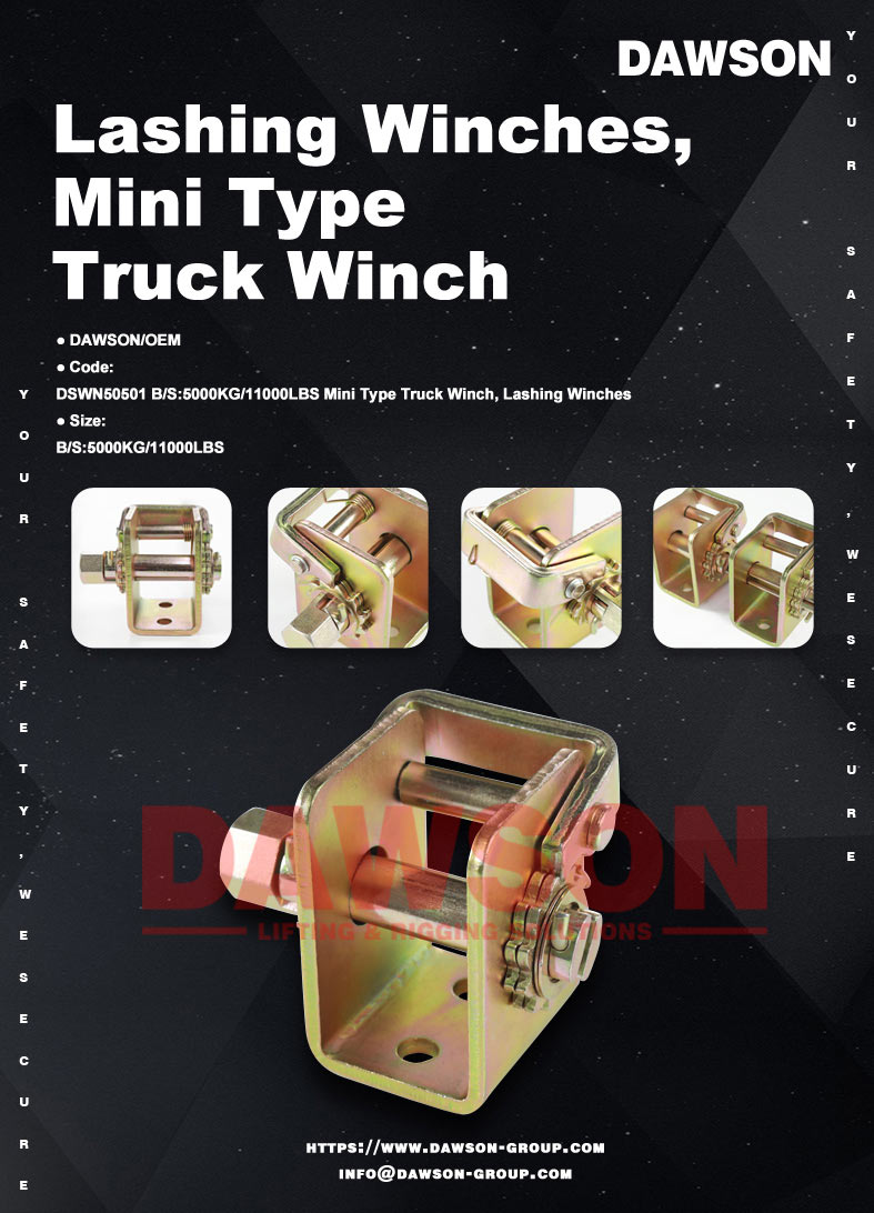 Mini Type Truck Winch, 5000kg Lashing Winches - Dawson Group Ltd ...