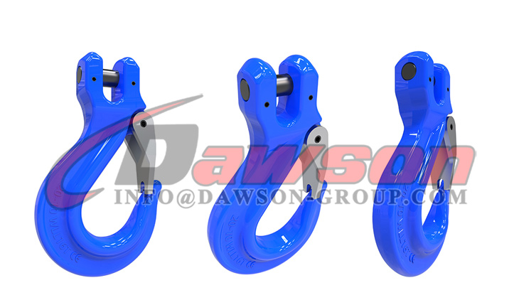 DS1019 G100 Clevis Grab Hook with Cast Latch for Lifting Chain Slings ...