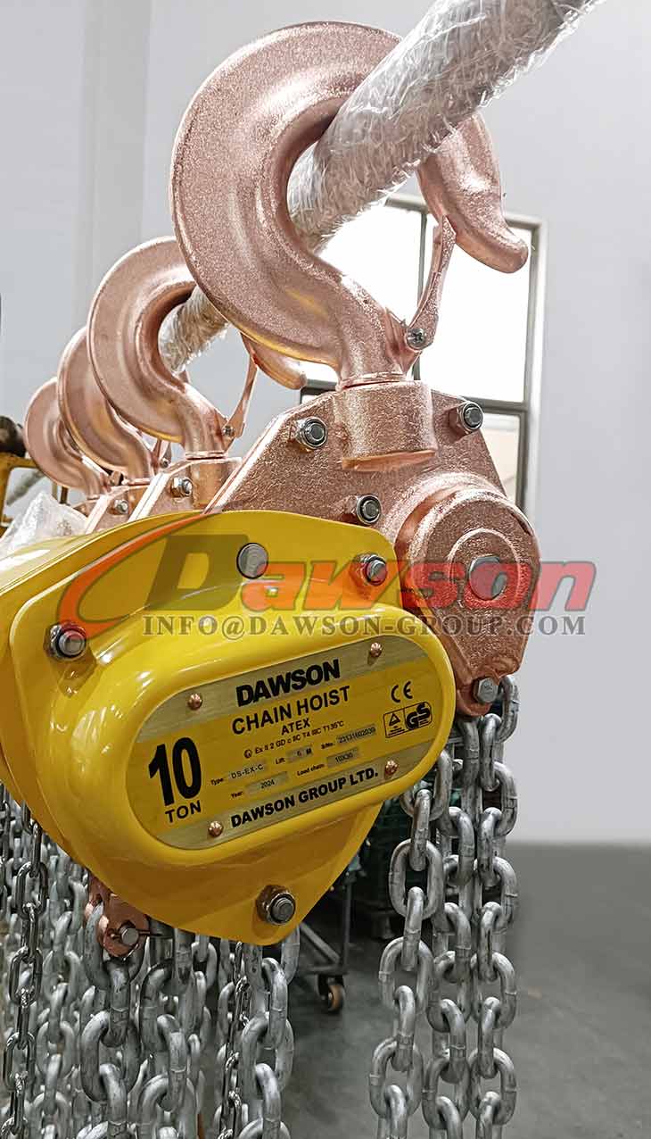 0.5T 1T 1.5T 2T 3T 5T 10T 15T 20T 30T Spark Proof Chain Hoist ...