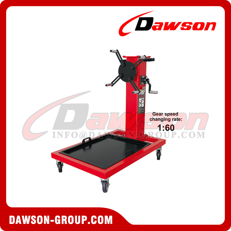 DST25002 Gear Structure Engine Stand, Steel Rotating Engine Stand with ...