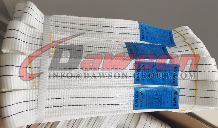 Polyester One Way Slings for Lifting, Crane Lifting Slings, Disposable ...