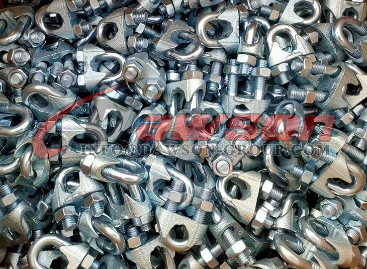 DIN 741 Galv. Malleable Casting Wire Rope Clip, Cast Steel Galvanized ...