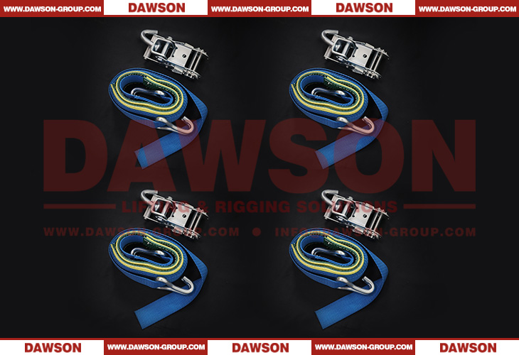 50MM Over-Wheel Car Recovery Transporter Trailer Straps, Kit of 4 Over ...