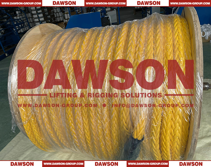 DAWSON-MAX HMPE 12 Strands Mooring Rope, Ultra High Molecular Weight ...