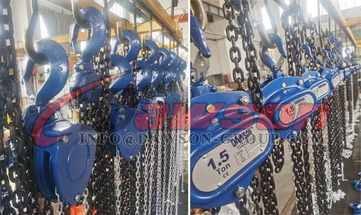1T 1.5T 2T 3T 5T 10T 20T 30T 50T Chain Block for Construction Site ...
