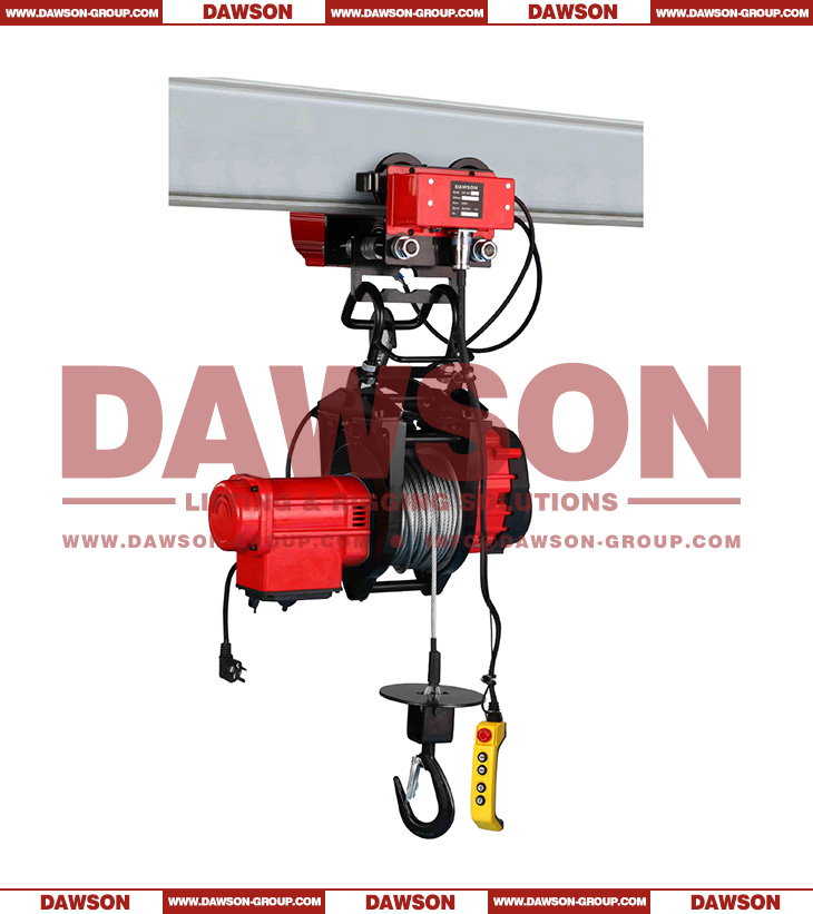 DAWSON DS-TNJ Series Electric Wire Winch with a Monorail Trolley - Dawson Group Ltd. - China ...