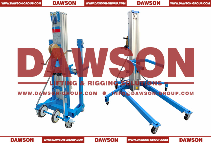 DS-GTWY Mechanical Duct Lifter, Human Hand Cranked Aluminum Alloy Lift ...