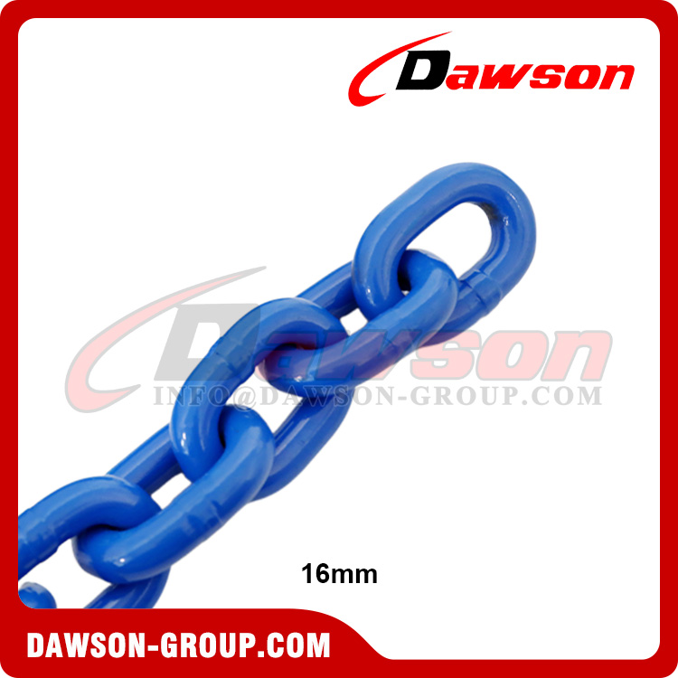 DAWSON 16mm G100 Round Lifting Chain, Grade 100 EN818-2 High Level ...