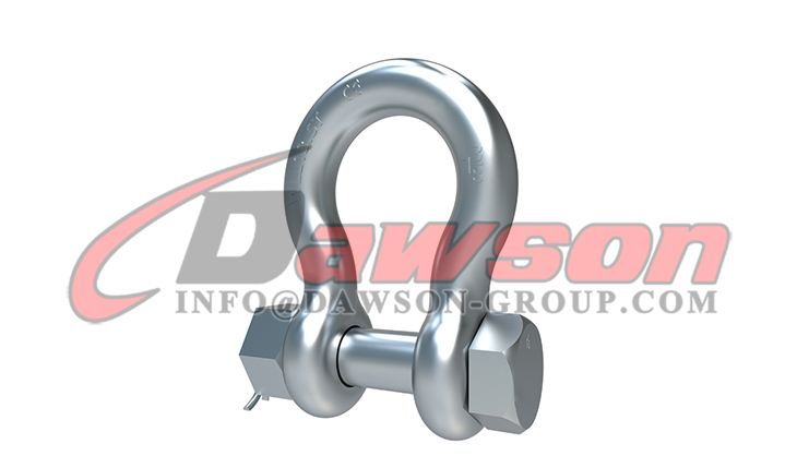 DS970 S6 Bolt Type Chain Shackle, Forged Alloy Steel Dee Shackle with ...