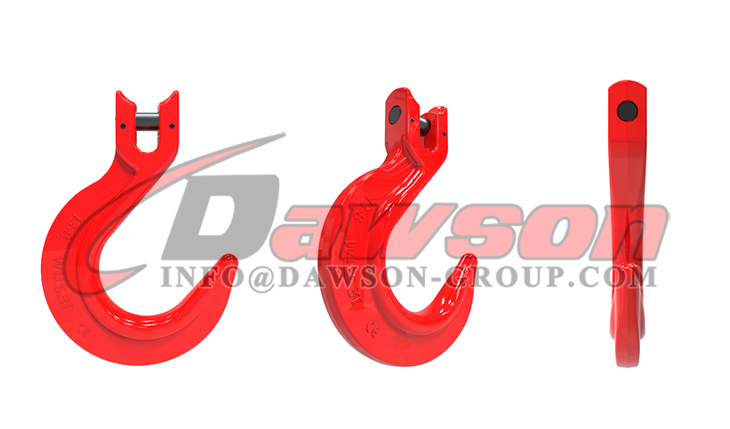 DS507 G80 / Grade 80 Clevis Large Opening Hook for Lifting Chains ...