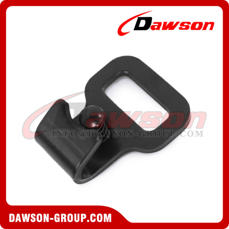 B/S 1500KG/3300LBS 25mm Flat Hook with Locking Pin for Bar Lashing ...