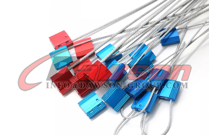 DS-BCC201 Aluminium Alloy Container Truck Wire Rope Security Cable Seal ...