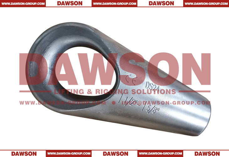 DG-517 Galvanized M-Line Mooring Socket, Mooring Spelter Socket, Wire ...