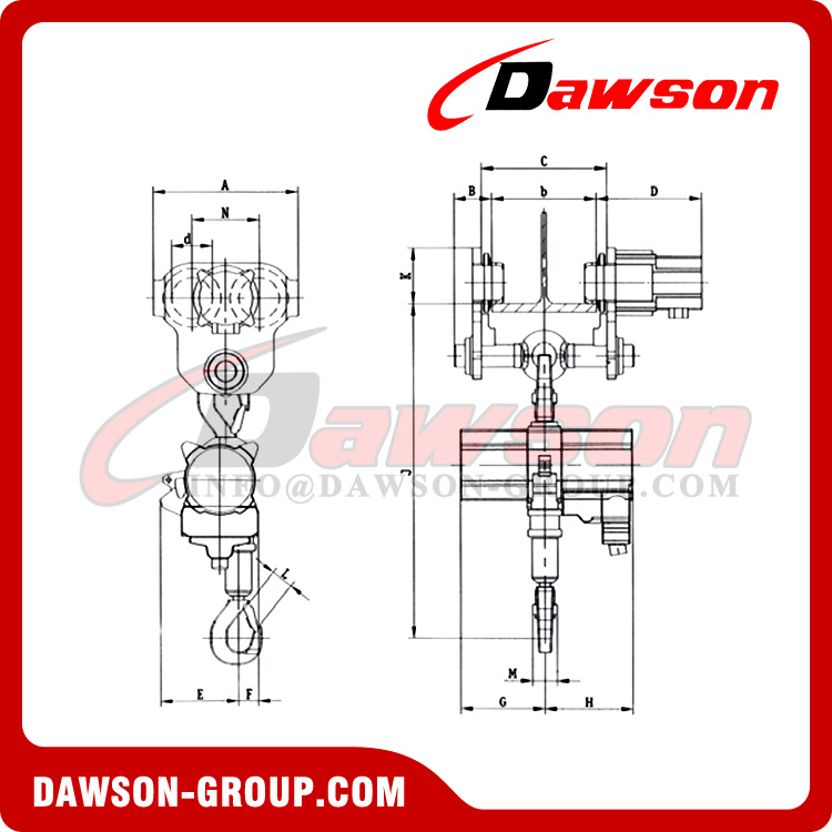 DAWSON DSLM Motor Trolley, DSPROFI Motor Trolley, Walking Trolley for ...
