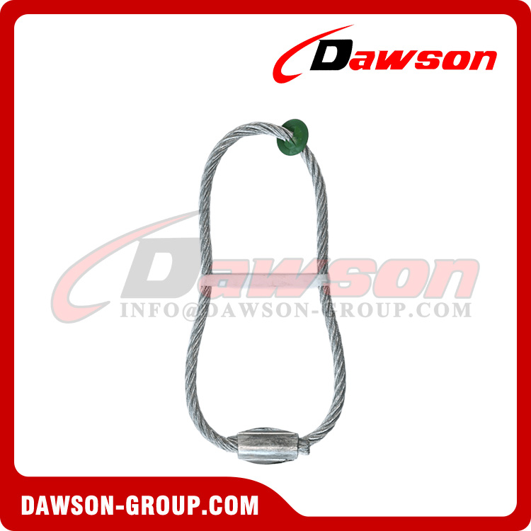 6x19+IWR Galvanized Steel Wire Rope, Cast-in Loop, Lifting Clutch ...