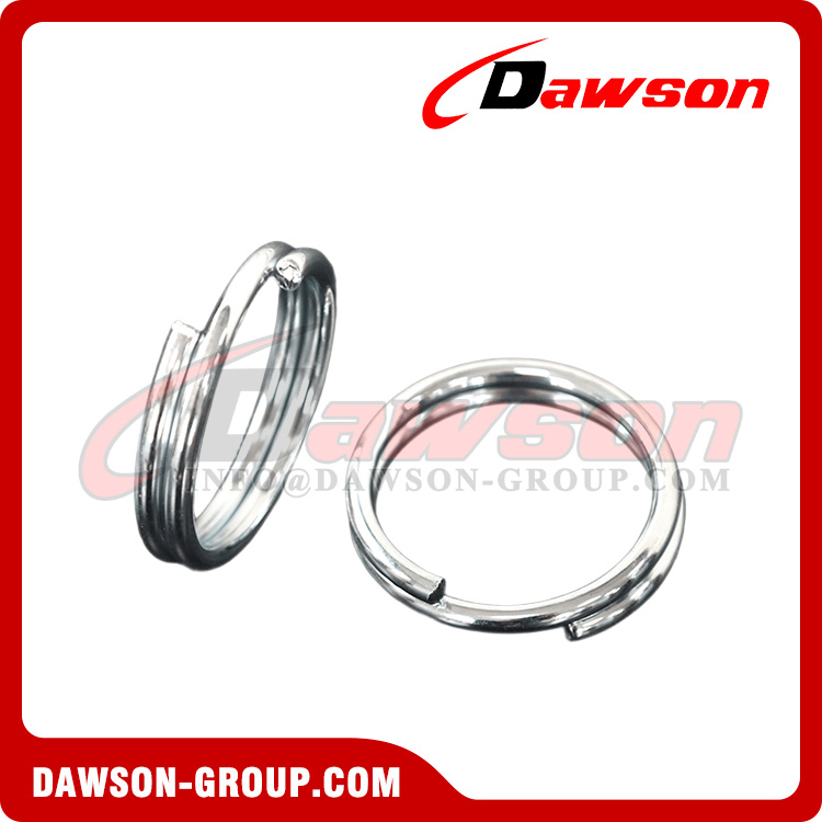 Galvanized Spring Round Split Key Ring for Tag - Dawson Group Ltd ...