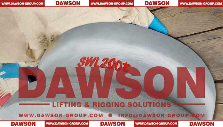 DG2160 Alloy Steel Bolt Type Wide Body Shackle for Synthetic Web Slings ...