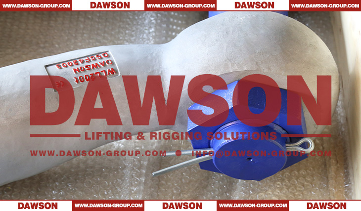 DG2160 Alloy Steel Bolt Type Wide Body Shackle for Synthetic Web Slings ...