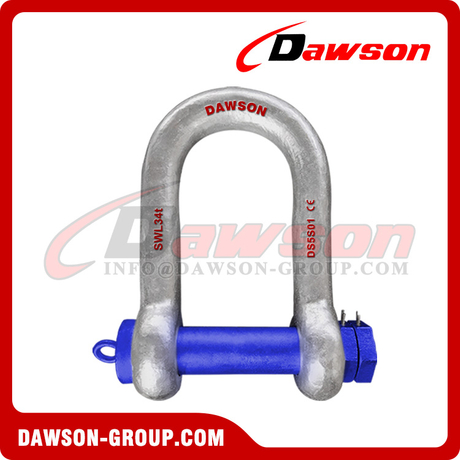 WLL 34T Heavy Duty Forged Hawser Shackles for Mooring Hawser or Chafe ...