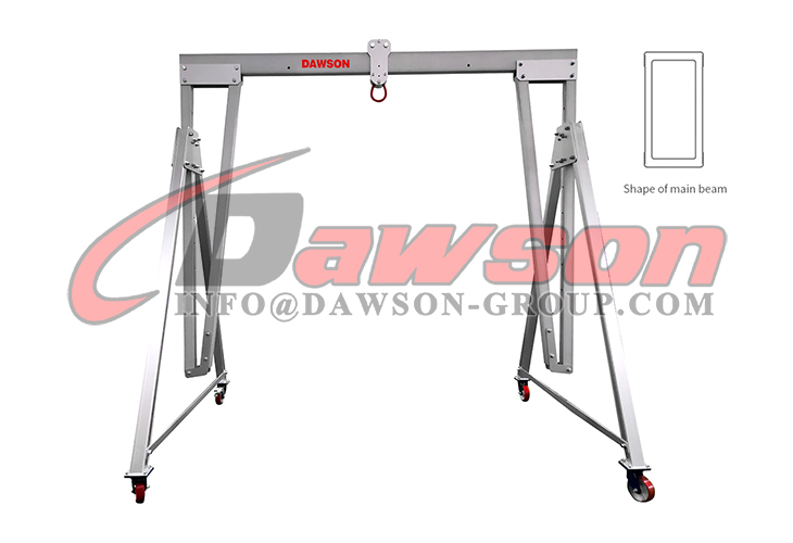DSPG-O Type 500kg-5000kg Track Portal Gantry, Aluminum Alloy Portable Gantry, Gantry Cranes ...
