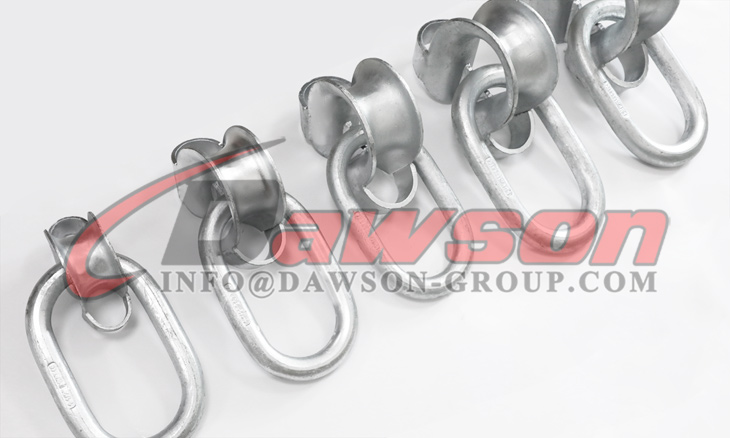 Hot Dip Galvanized Fiber Rope Thimble K3-B with Ear & Master Link for ...