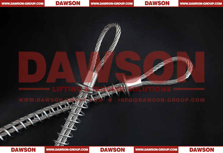 DAWSON Galvanized Carbon Steel Rust and Corrosion Resistant Whipcheck ...