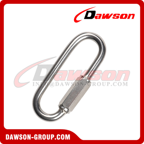 Stainless Steel Wide Jaw Quick Link, AISI 304 AISI 316 Quick Link With ...