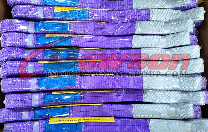 WLL 1 Ton Polyester Webbing Slings, 1000kg Flat Webbing Slings ...