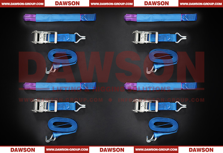 50MM Recovery & Winch Transporter Wheel Straps X4, Kit of 4 Car ...