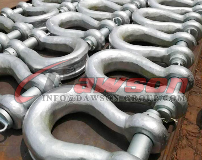 DG2160 Alloy Steel Bolt Type Wide Body Shackle for Synthetic Web Slings ...