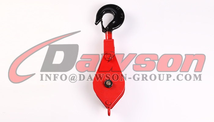 DSPB-F1 Heavy Duty Single Open Hook Pulley for Lifting, Single Wheel ...